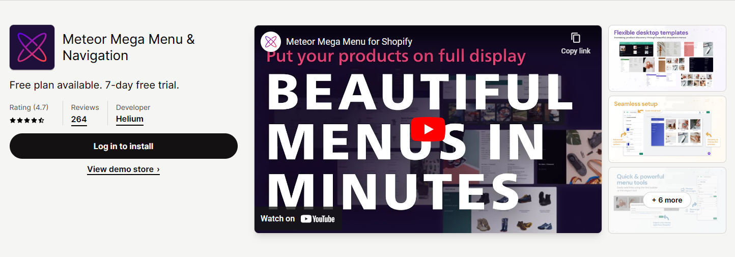 Top 6 Shopify Mega Menu Apps